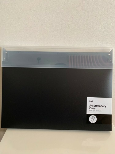 Keji Black A4 Stationery Case Office Mesh Stationery Bag School ...