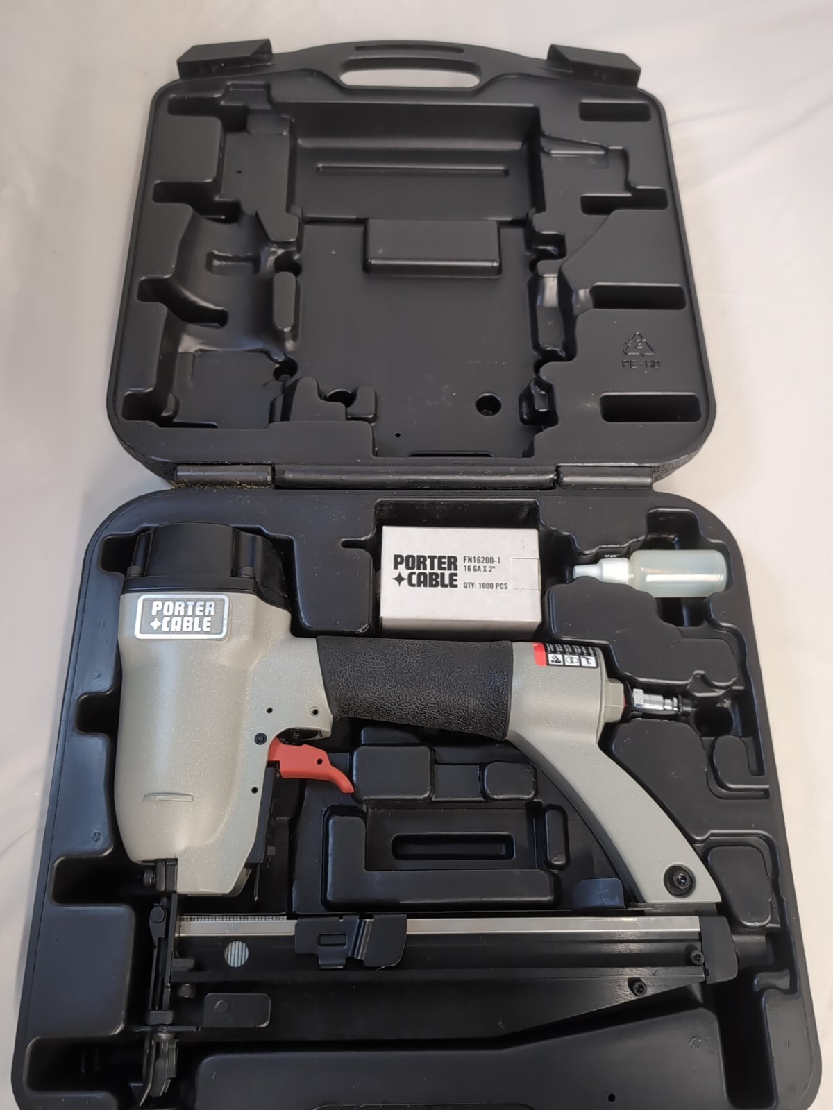Porter Cable FN250B 16GA Finish Nailer 3/4" to 2-1/2" Pneumatic Nail ...