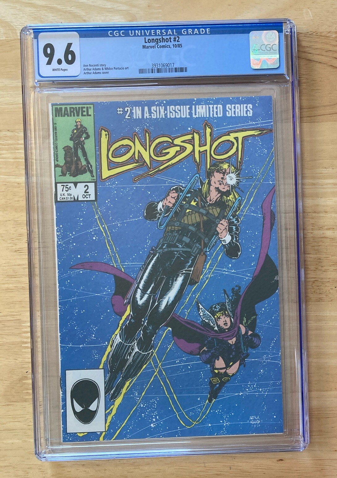 Longshot #2 Marvel Comics 1985 Arthur Adams Portacio CGC 9.6 Graded | eBay
