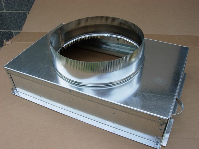 Return air filter rack plenum,for filter 25x20x1" , and round collar ...