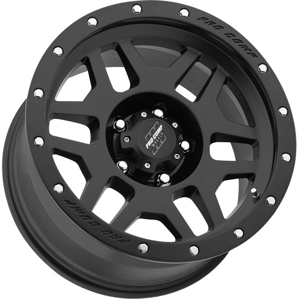 (Set-4) Pro Comp PA41 Phaser 18x9 5x150 +12mm Satin Black Wheels Rims ...