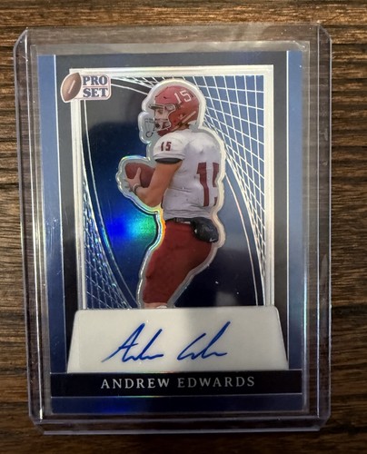 2024 Leaf Pro Set - Andrew Edwards - Blue Prismatic Auto #'d /20 PA-AE2 ...