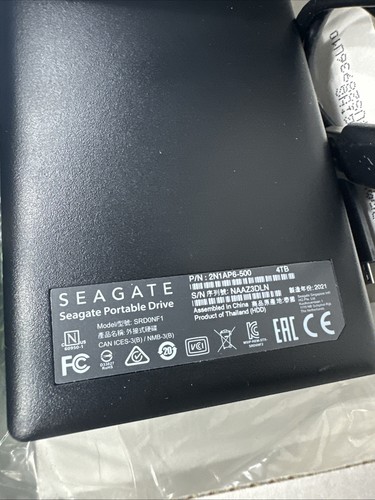 Seagate portable drive 4TB Model: SRD0NF1. Used, Working | eBay
