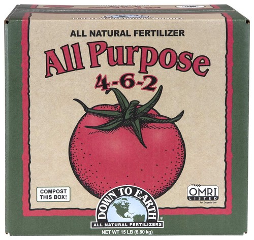 Down To Earth All Natural Fertilizers Organic Multi Purpose Mix 4-6-2 ...