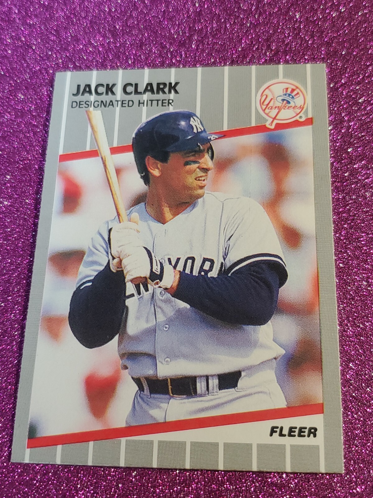 1989 Fleer New York Yankees Baseball Card #252 Jack Clark | eBay