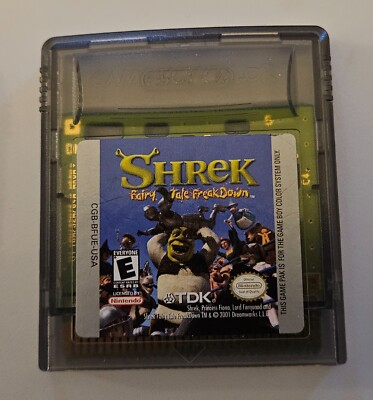 Shrek Fairy Tale FreakDown Nintendo Game Boy Color TESTED | eBay