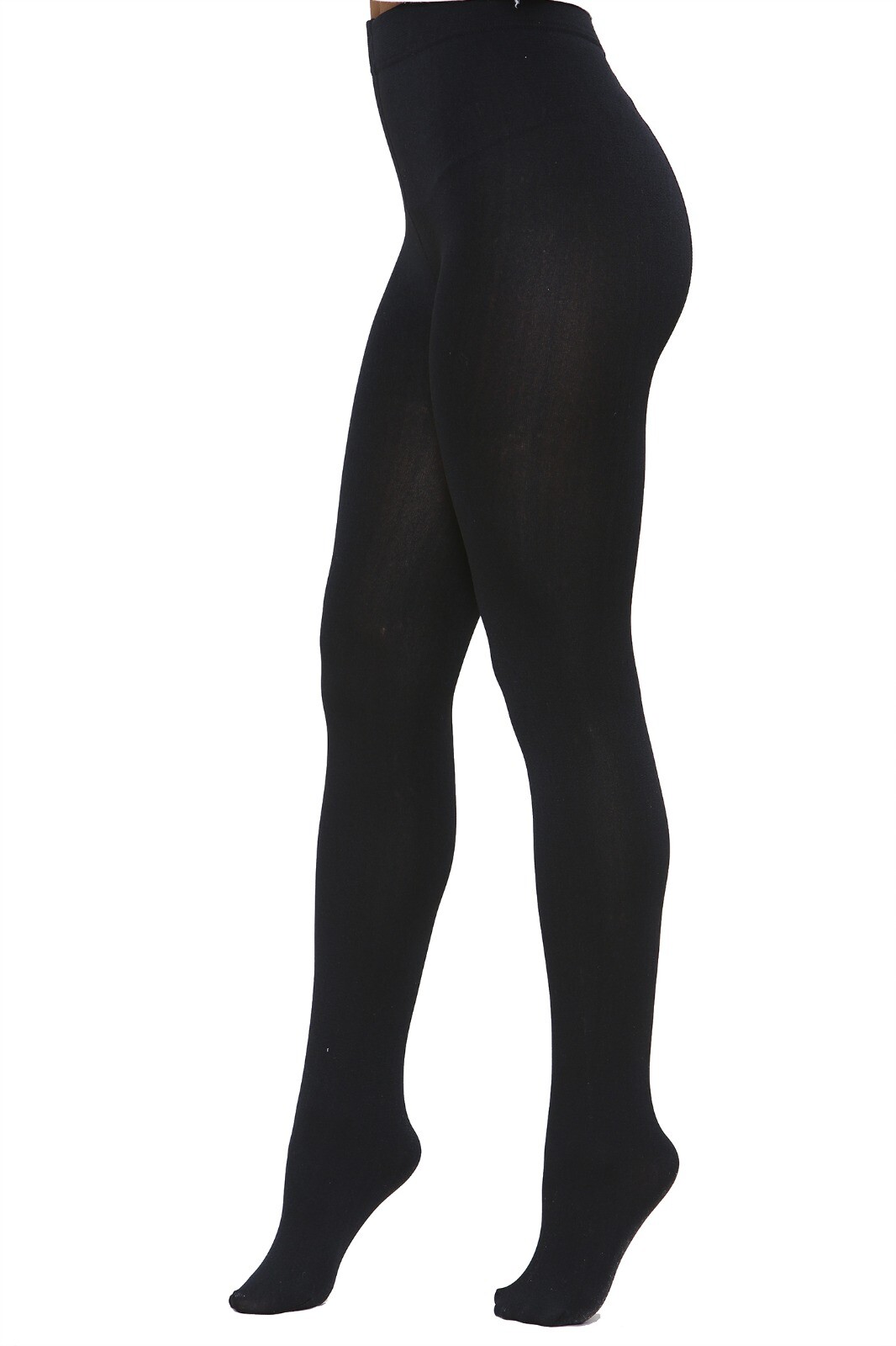 Winter Thermal Tights Women Soft Brushed Fleece Inner Lined Black 4 ...