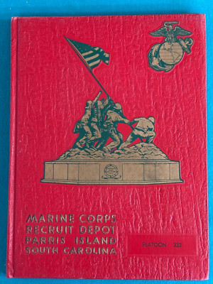 1970 Marine Corps Recruit Depot Year Book Parris Island Platoon 333 ...