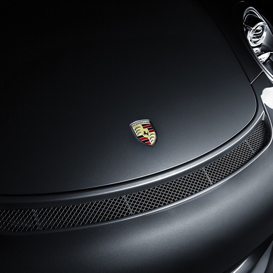 Gold Hood Crest 911 996 997 930 Badge Emblem Cayenne Boxster Cayman ...