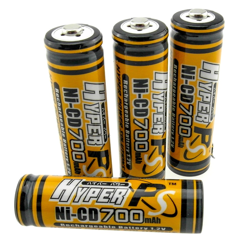 20pcs x AA 700mAh Ni-Cd Rechargeable Battery For NiCd Solar Panel Light ...