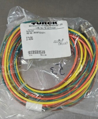 TURCK RSF 46-3M/NPT/CS12711 PLC Cable Loc 5D-11 | eBay