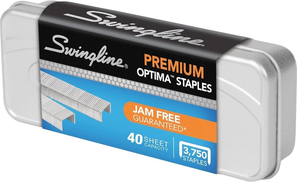 Swingline Staples, Optima, Premium, 1/4" Length, Jam Free Staples for ...
