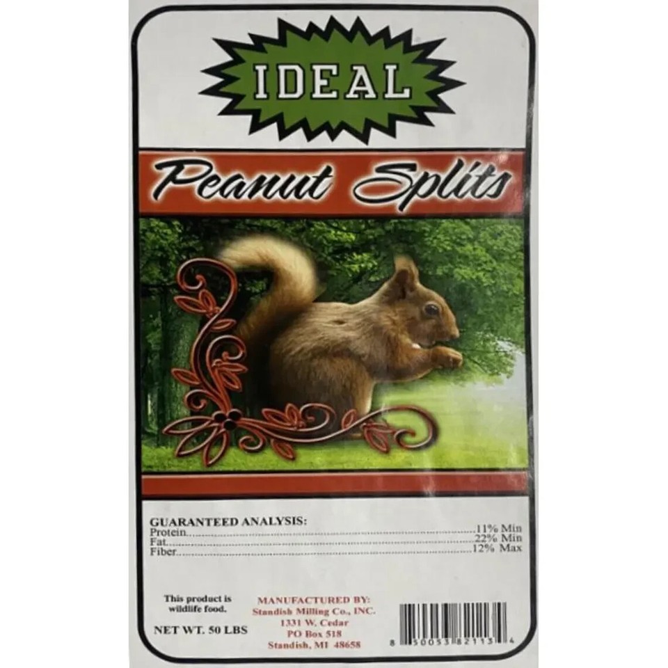 Ideal Peanut Splits Wild Bird Seed & Squirrel Feed 50lb (50PEANUTSPLITS ...