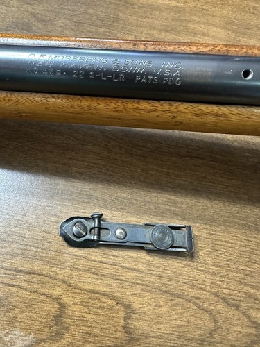Mossberg Model 46B .22LR Rifle Original 2A Rear Sight Assembly Patent ...