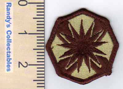 Authentic US Army 13th Corps Supt Com'd COSCOM DCU Desert Sew On ...