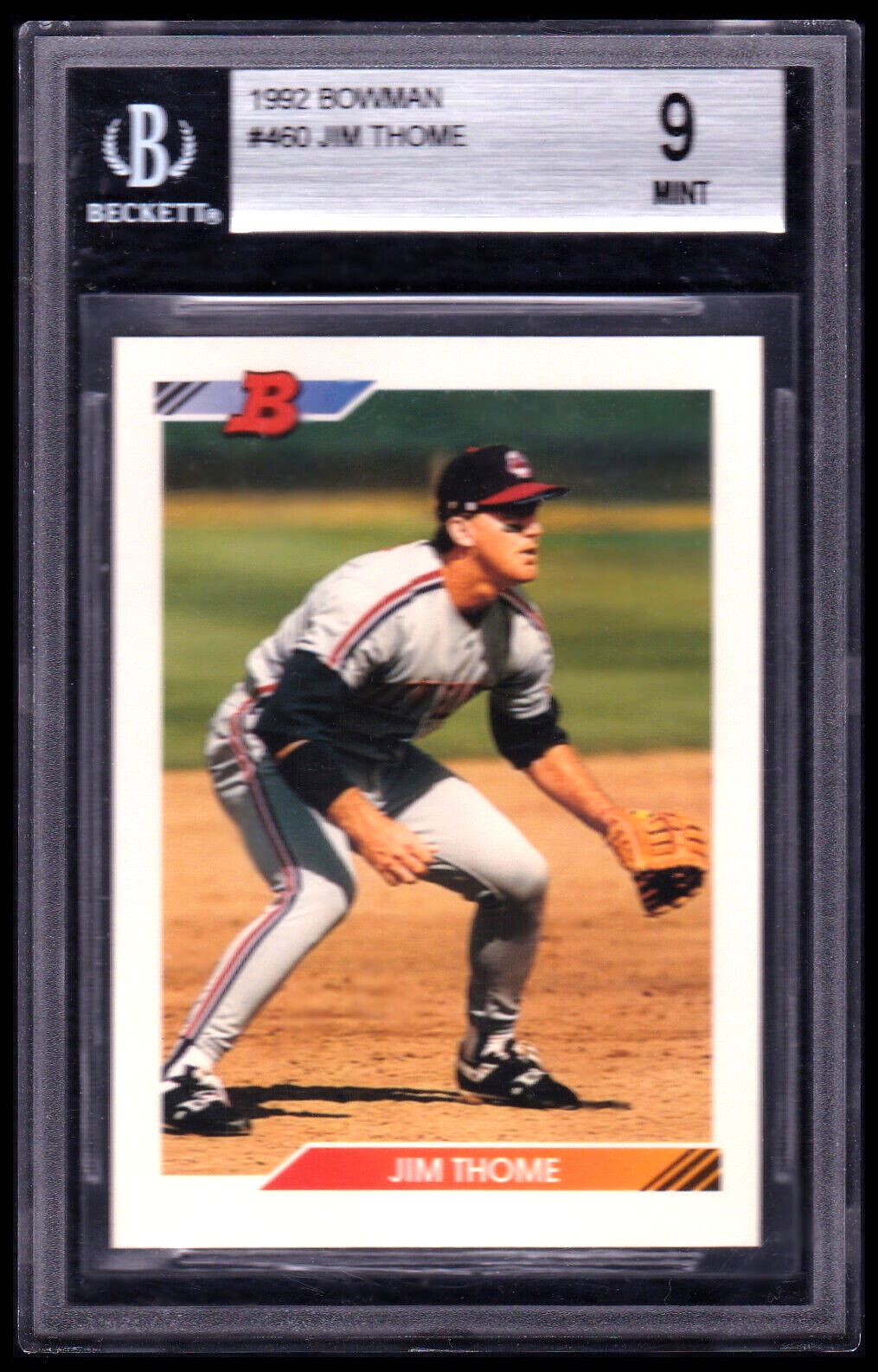 Hall of Famer / JIM THOME / ROOKIE / 1992 Bowman #460 / BGS 9 / FREE ...