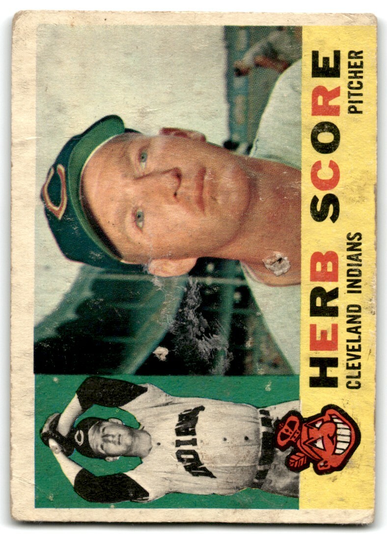1960 TOPPS HERB SCORE CLEVELAND INDIANS #360 | eBay