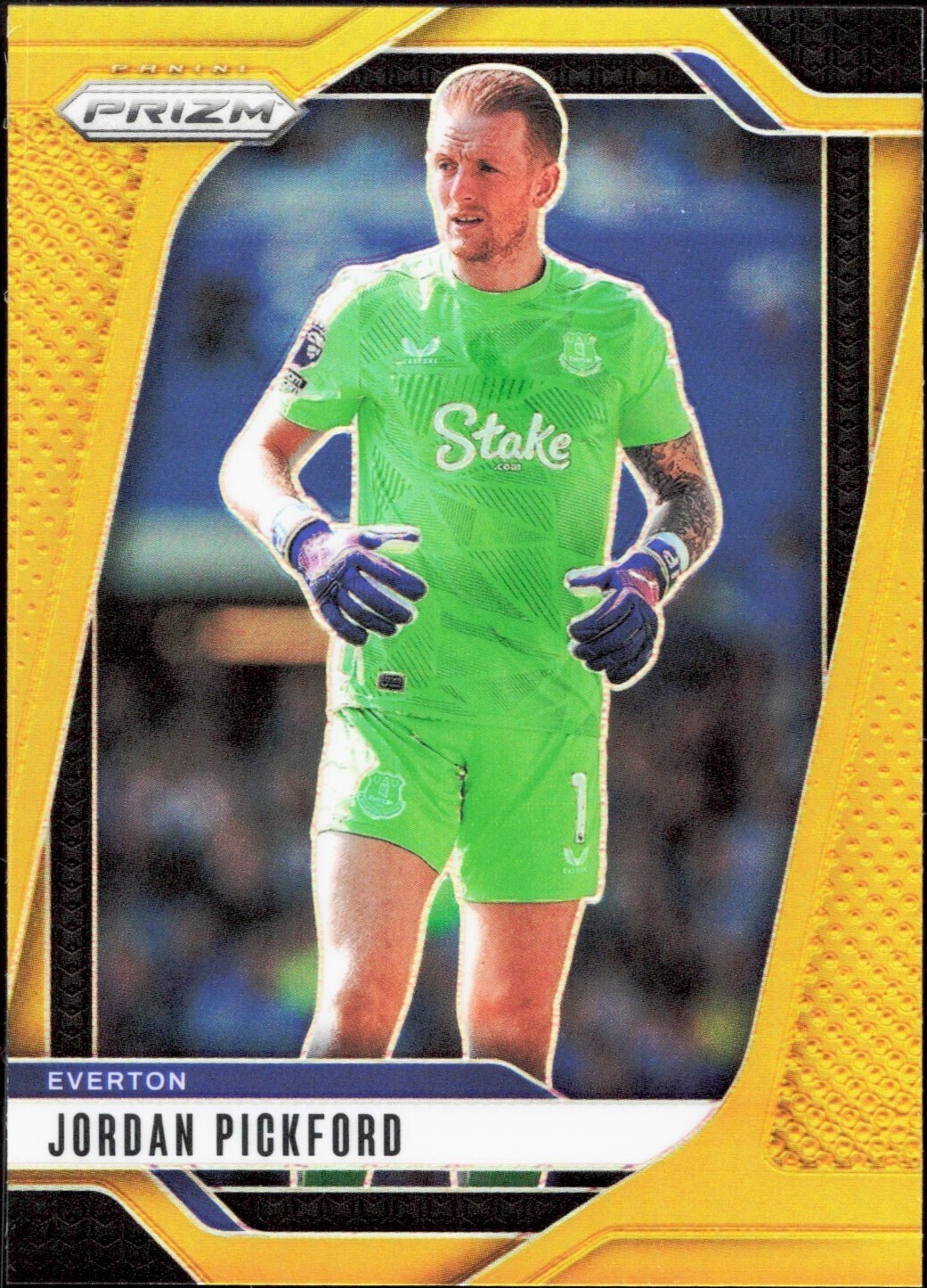 2024-25 Panini Prizm Premier League - Jordan Pickford #233 Gold Prizm ...