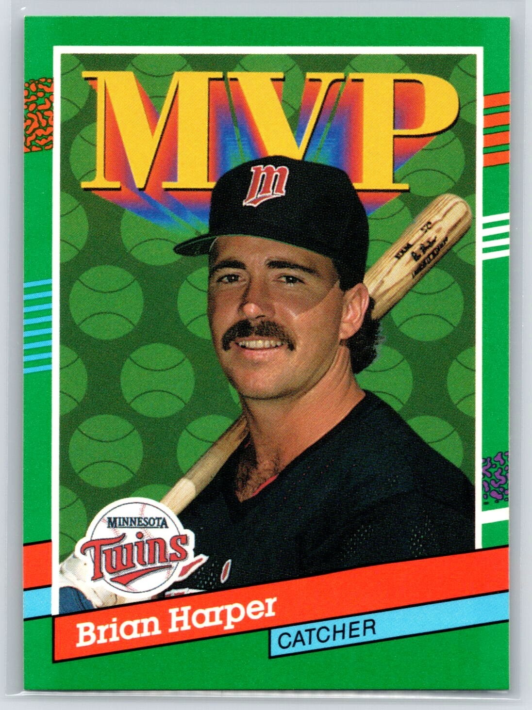 1991 Donruss MVP #398 Brian Harper Minnesota Twins Baseball Card | eBay