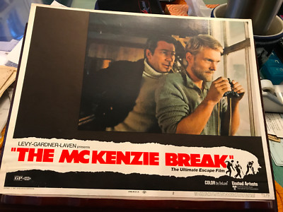 McKenzie Break, Th 1970 United Artists war lobby card Helmut Griem Alex ...
