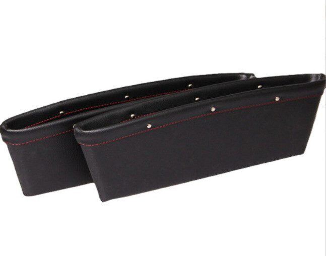 Car Seat Gap PU Leather Catch Catcher Box Caddy Slit Pocket Storage ...
