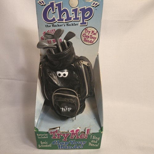 Playtronix Chip The Hackers Heckler Talking Singing Golf Bag GOLFER GAG ...