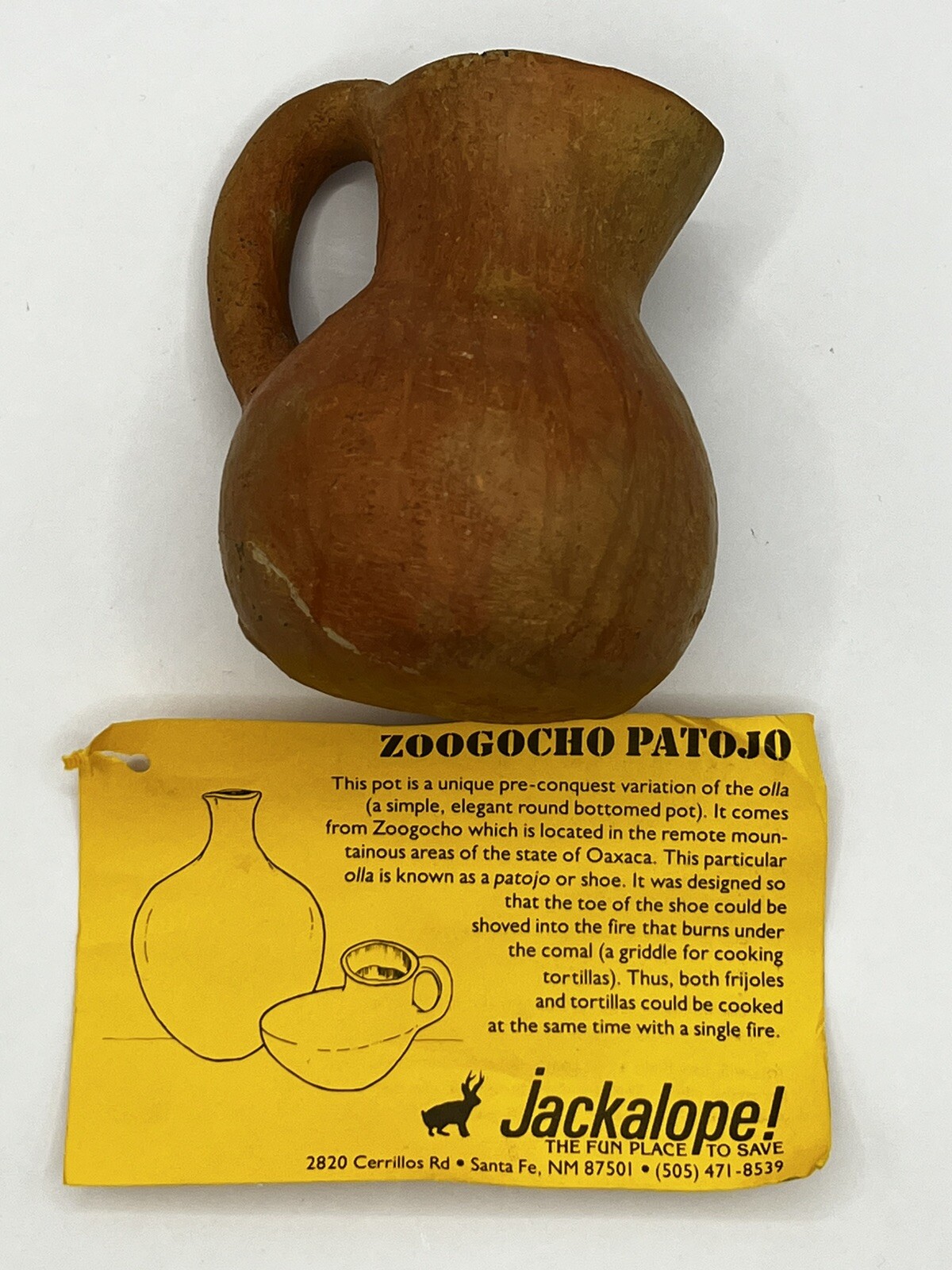 Vintage Mexican Artisanal Patojo "Shoe Pot" Clay Pottery Oaxaca Mexico ...