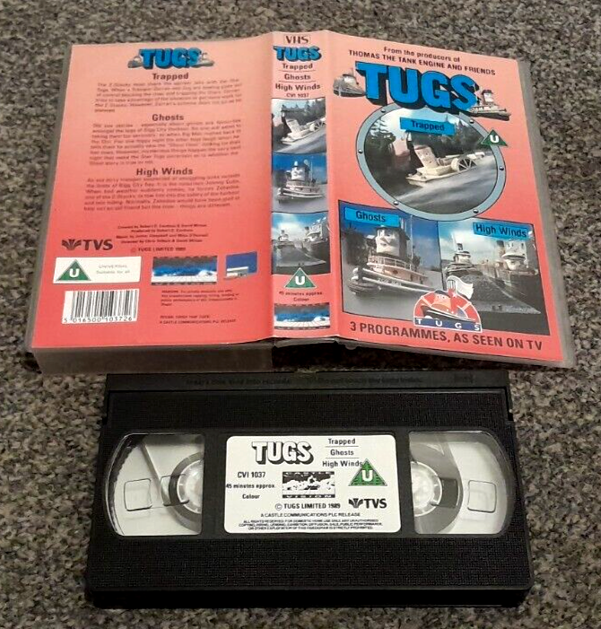 TUGS TRAPPED GHOSTS HIGH WINDS THOMAS THE TANK PAL VHS VIDEO KIDS ...
