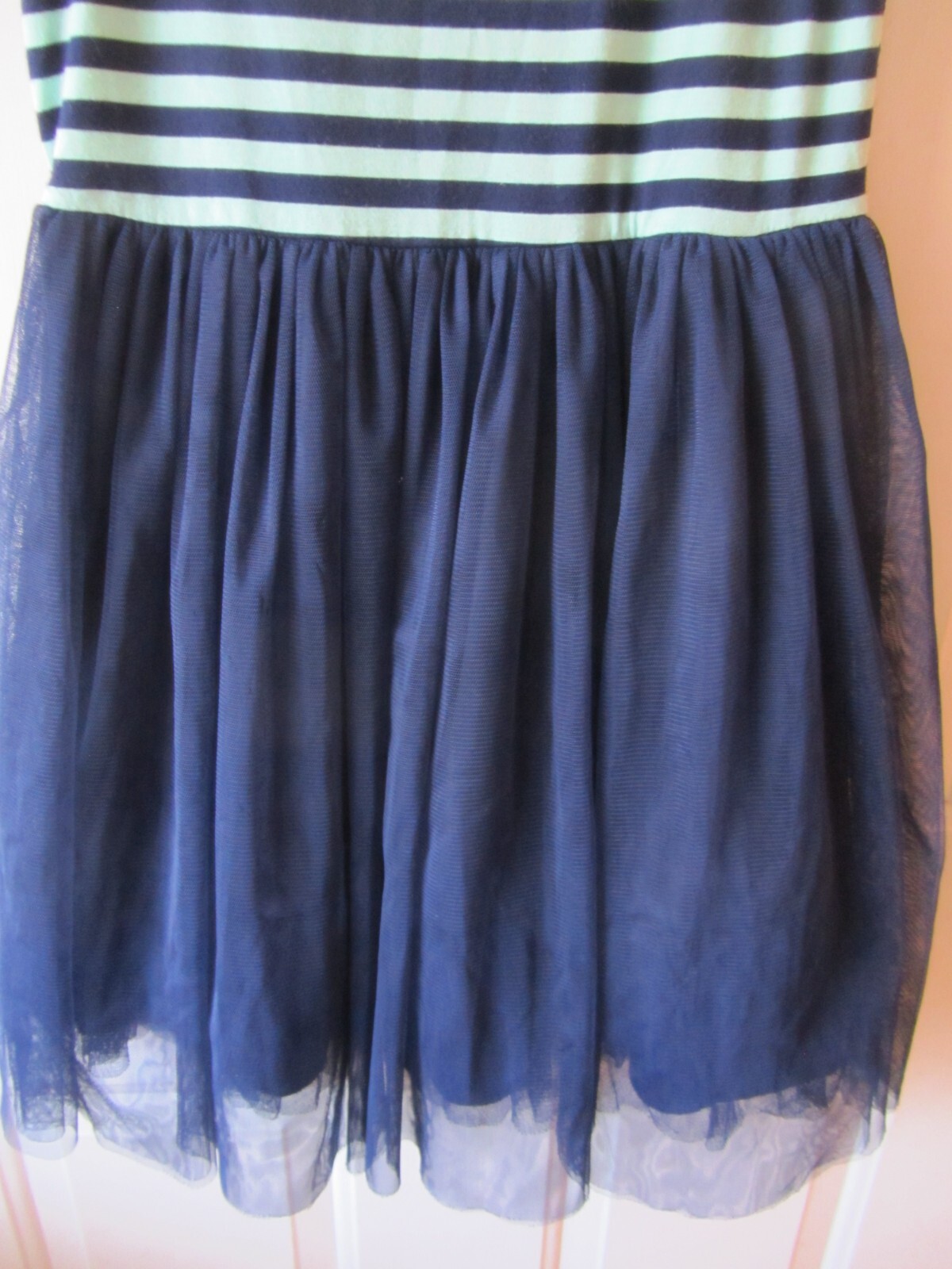 Girls dress size 14, Knitworks, blue striped, sleeveless, EUC | eBay
