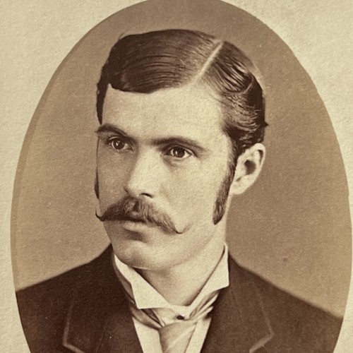 Antique CDV Photograph Devastatingly Handsome Man Rutland VT ID W ...