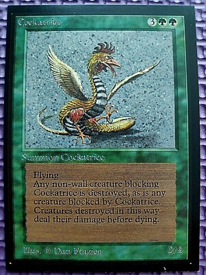 MtG COCKATRICE Collector's Edition C.E. Ships WORLDWIDE NM Magic Old ...