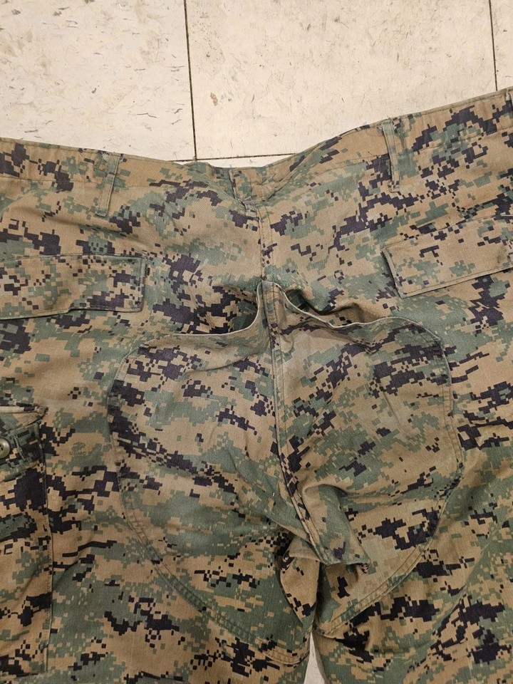 Usmc Marines Woodland MarPat Pants Mens XL Regular Camouflage Cargo ...