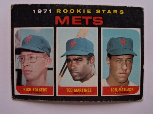 1971 Topps New York Mets Rookie Stars Jon Matlack Baseball Card 648 | eBay
