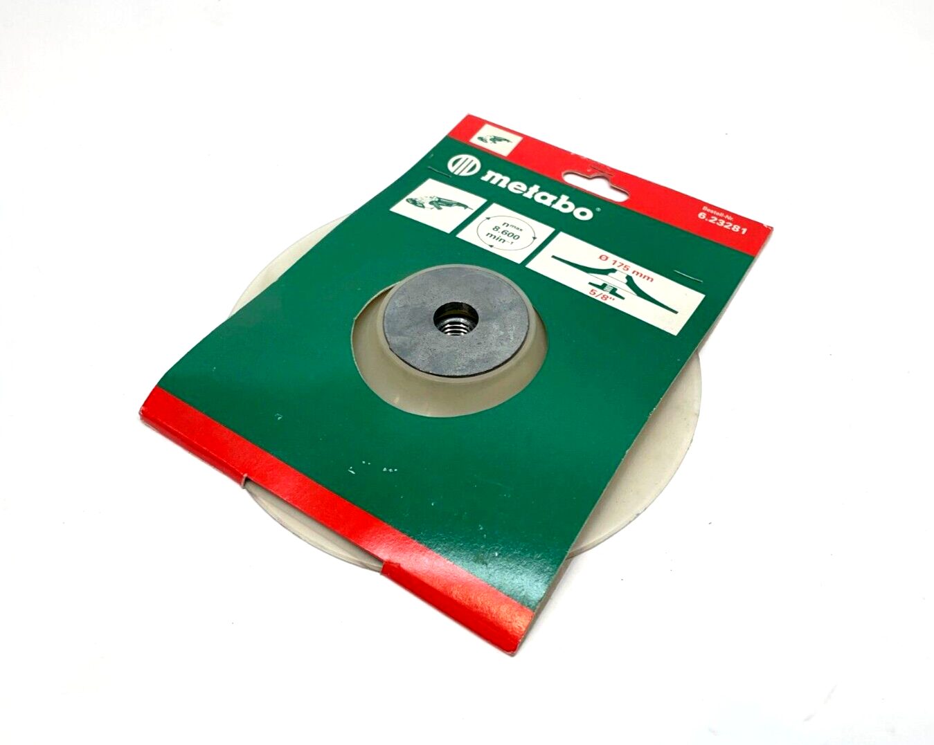 Metabo 6.23281 Flexible Backing Pad 7", 175mm, 5/8" Nut, Angle Grinder ...