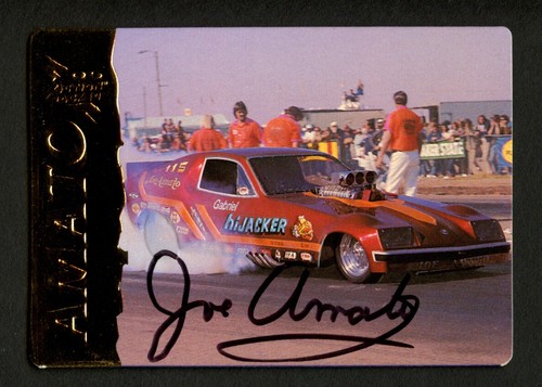 Joe Amato #27 signed autograph auto 1995 Action Packed NHRA Trading ...