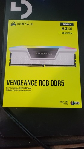 CORSAIR VENGEANCE RGB DDR5 RAM 64GB (2x32GB) 6000MHz CL40 Intel XMP | eBay