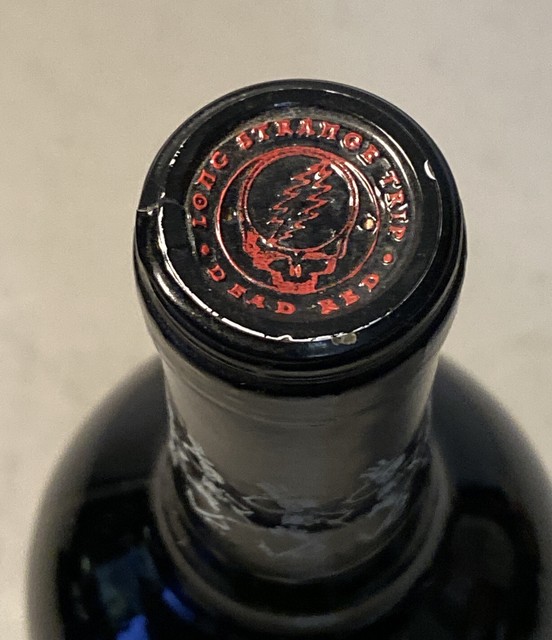 1996 1st Edition Grateful Dead Red Wine Steal Your Face 750ml Bottle ...