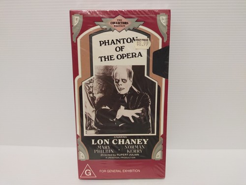 VHS Phantom Of The Opera Collectors Edition Slip Case Lon Chaney, New ...