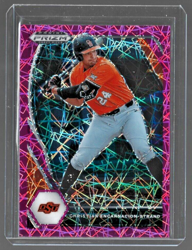 CHRISTIAN ENCARNACION-STRAND 2021 PANINI PRIZM DRAFT PICKS PINK ...