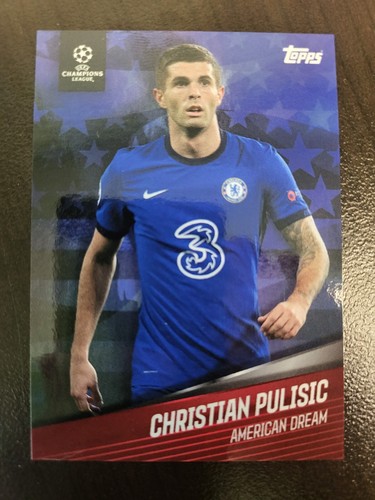 2021 Topps Champions League Christian Pulisic AMERICAN DREAM CARD | eBay