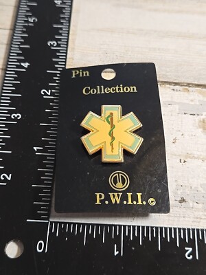 Pin Collection PWII Vintage Star Of Life Medical Hat or Lapel Pin M5 | eBay