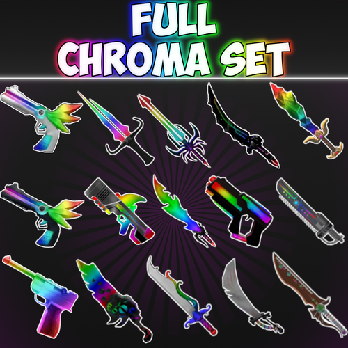 Buy CHEAP* Roblox Mm2 Chroma Set Godly Gun and Knife(Pets included ...