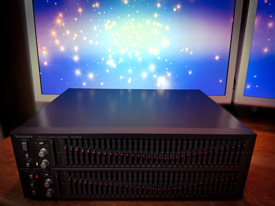 TECHNICS SH-8075 🌈RaRe MINT🌈 Audiophile Pro Vintage Stereo Equalizer | eBay