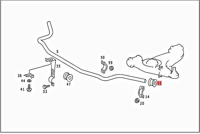 Genuine MERCEDES A208 C124 C208 R129 R170 S202 S210 Rubber mounting ...
