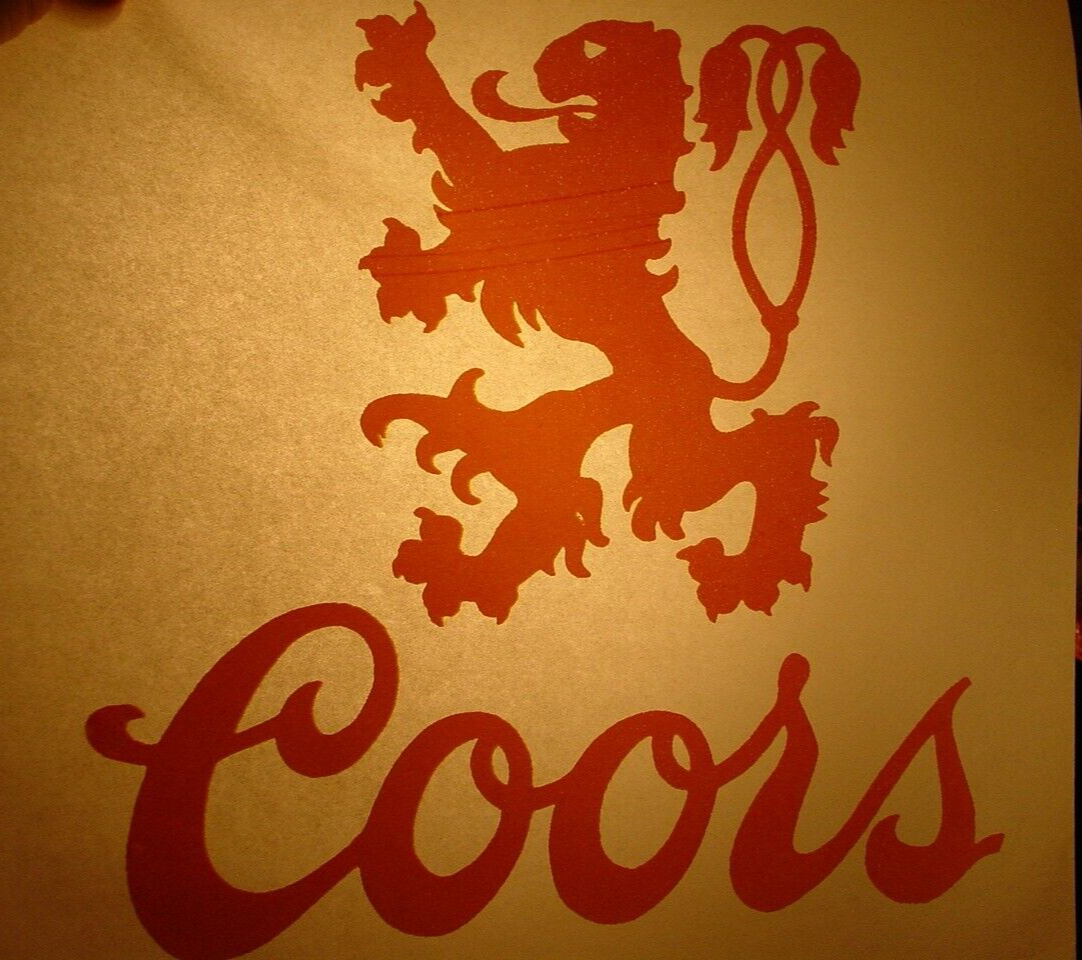Old Coors Logo Lot Vintage Coors Beer Illuminated Advertising Bar