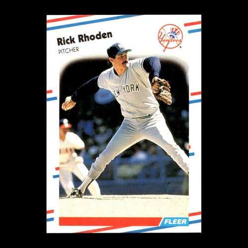 Rick Rhoden 1988 Fleer New York Yankees #219 R326S 18 | eBay