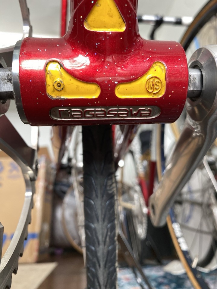 Stunning 2002 NAGASAWA SPECIAL NJS Keirin Track Bike Red Candy Sparkle (56) | eBay