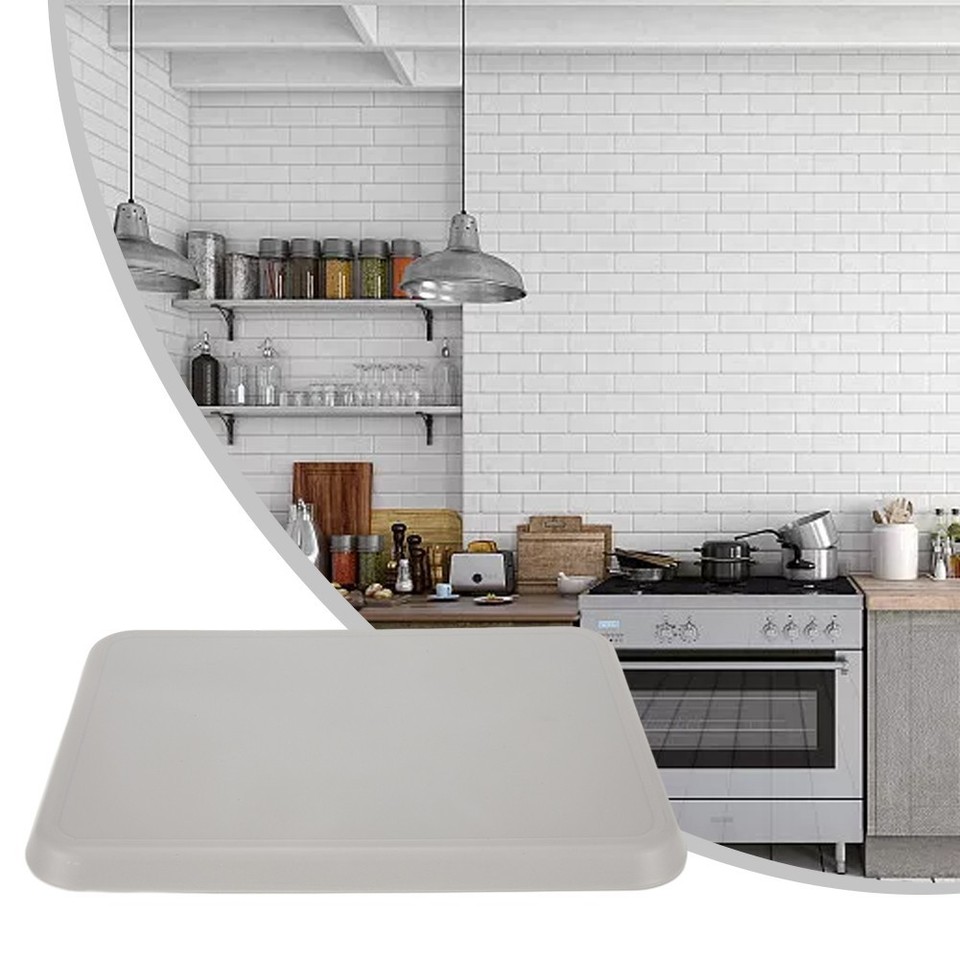 Household Tray Food Tray Solid Color Tray Easy To Clean Heightened Edge ...