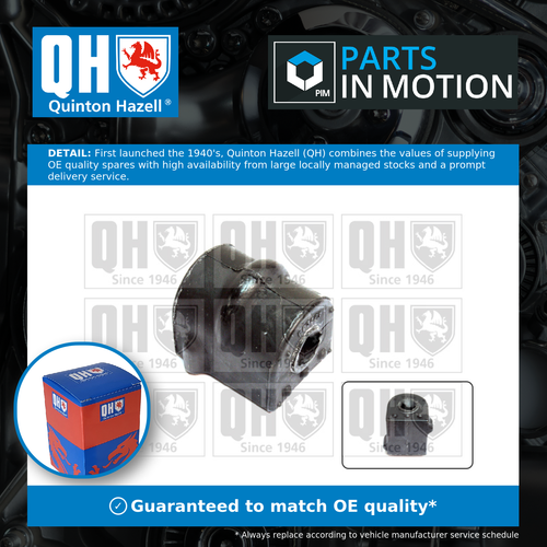 Anti Roll Bar Bush fits VAUXHALL COMBO C 1.7D Front 01 to 12 Suspension ...