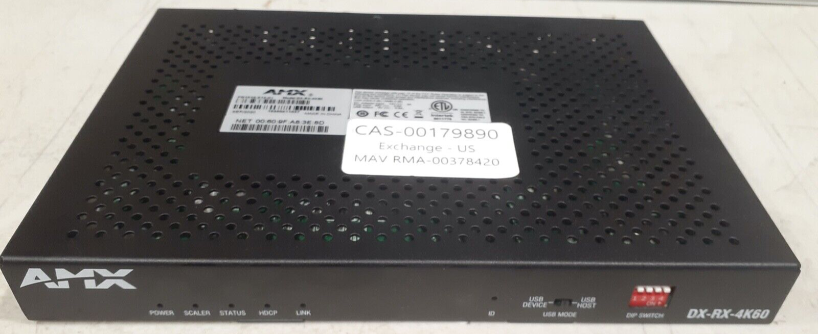 FG1010-512-01 AMX DX-RX-4K60 DXLink 4K60 HDMI Receiver Module - 1 ...